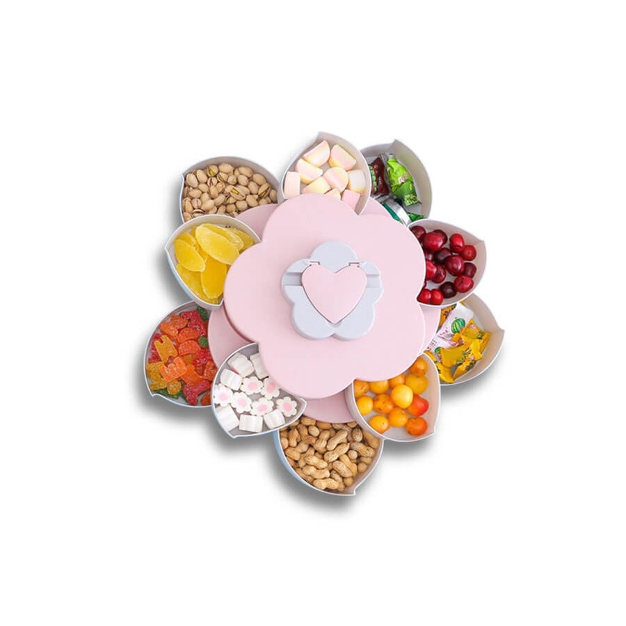 Suport rotativ pentru dulciuri, Zola®, 2 in1, 10 sectiuni pentru ...