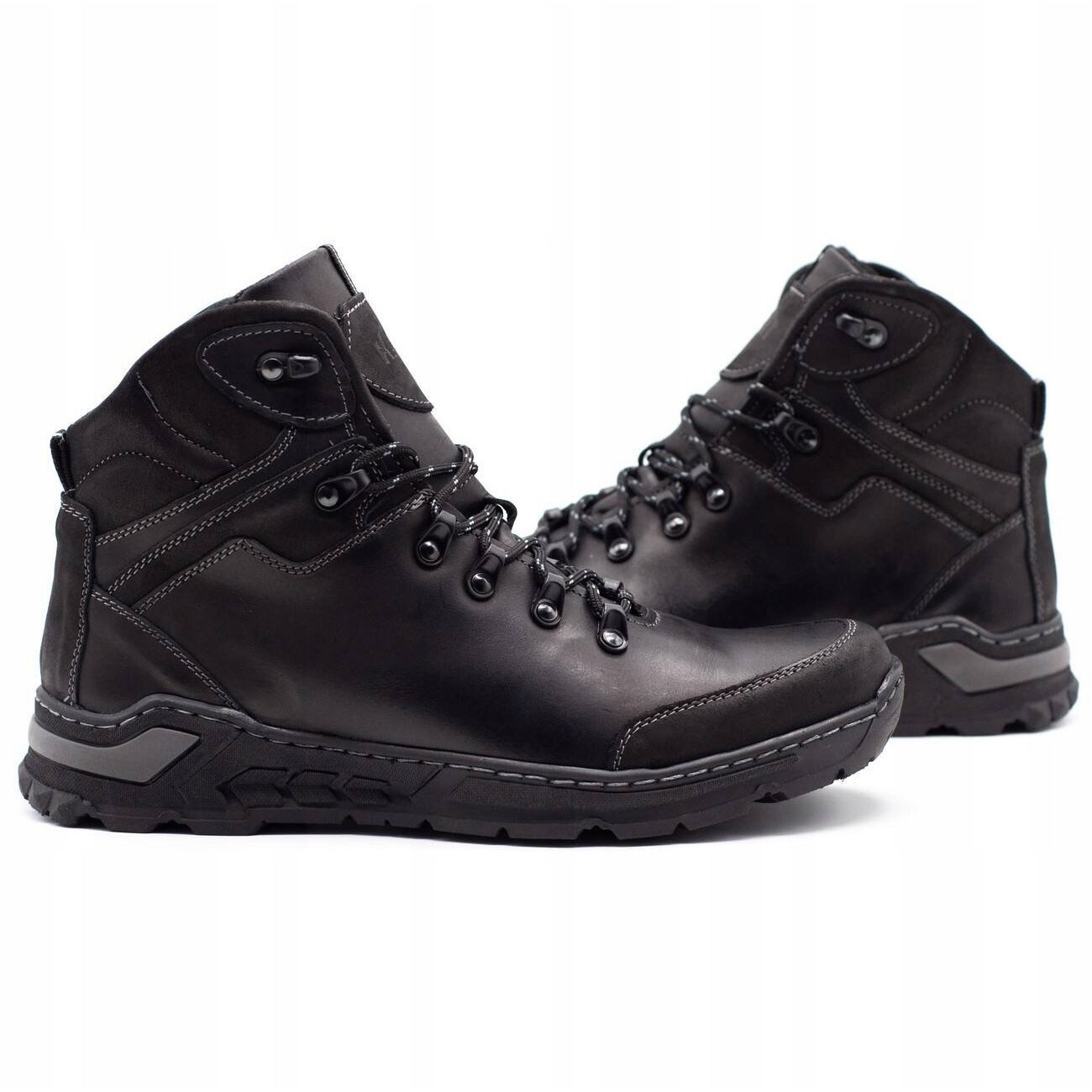 Ghete pentru barbati, KENT, BM105177, Negru, EU 45 - eMAG.ro