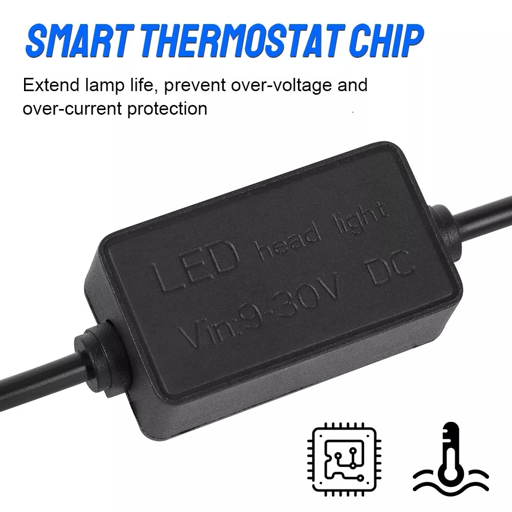 Set 2 Leduri H8, H11 Canbus efect laser pentru proiector ceata, faza ...