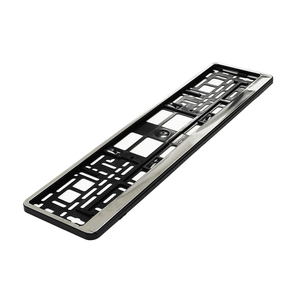 Suport Numar Inmatriculare Mega Drive, Argintiu - eMAG.ro