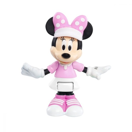 Figurina Disney Junior Minnie Mouse Alb-roz, 15cm - eMAG.ro