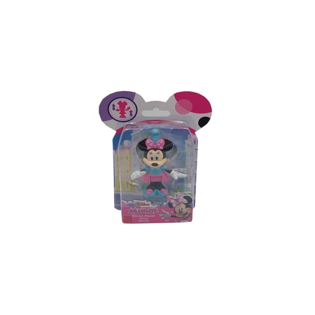 Figurina Disney Junior Minnie Mouse Bleu-Roz, 15cm - eMAG.ro