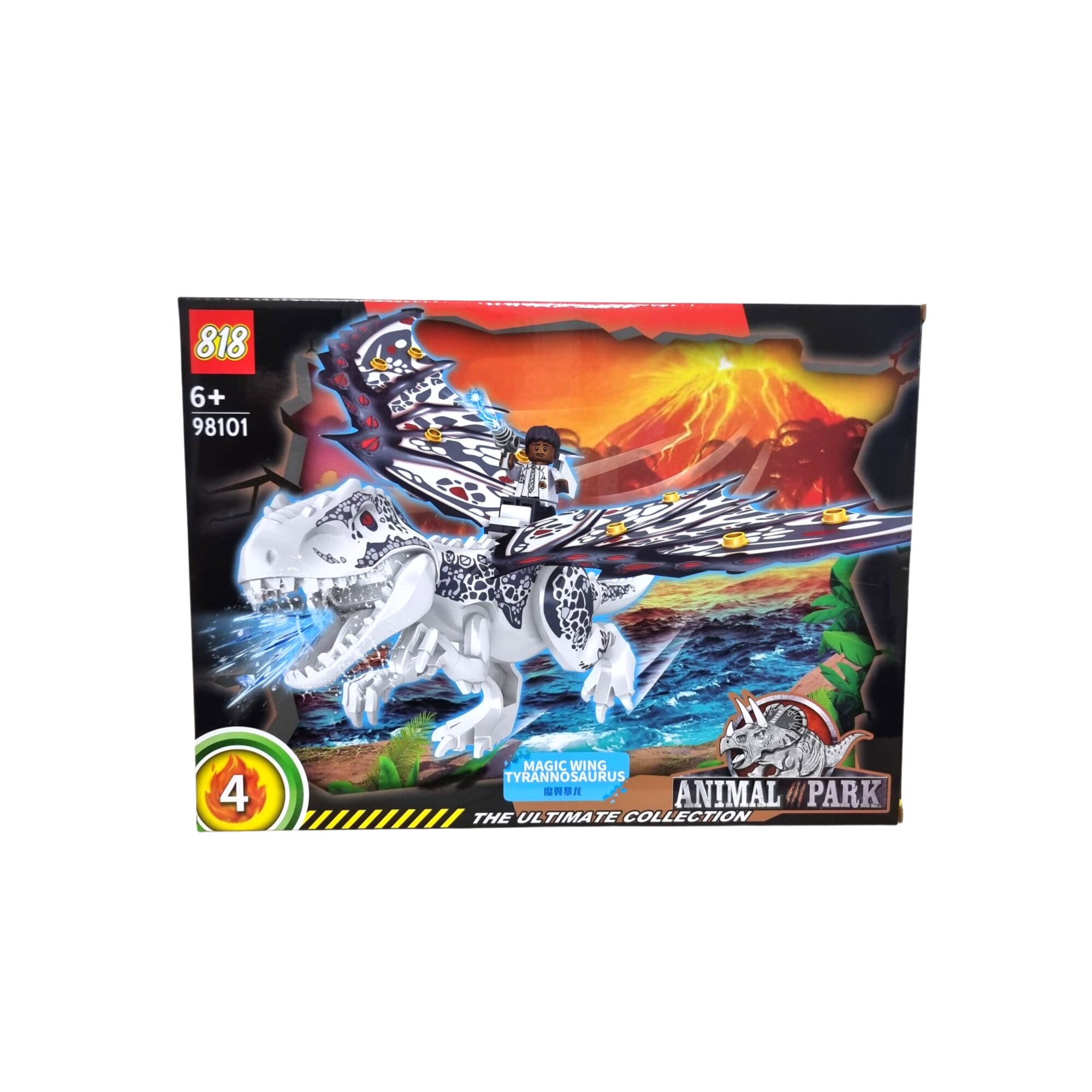 Set constructie, tip LEGO, Animal Park, Dinozaur Magic Wing ...