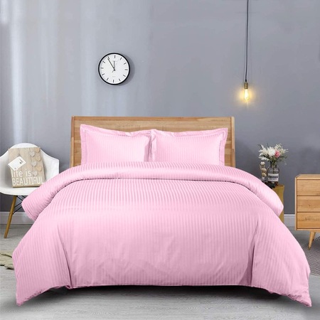 Lenjerie de pat matrimonial cu husa elastic pat si fata perna patrata ...