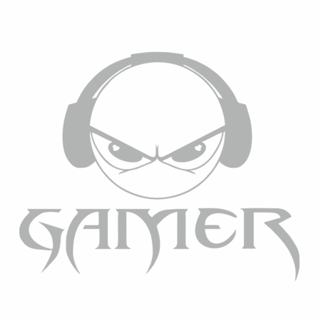 Sticker auto Gamer, Alb,20 cm - eMAG.ro