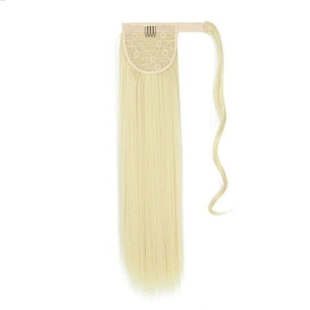 Coada par Blond Deschis, 60 cm, Animis Beauty®, fibra sintetica cu ...