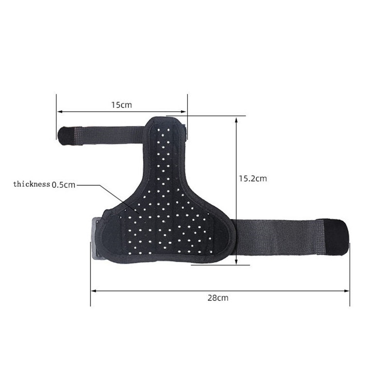 Orteza cu atela pentru mana si deget, ASKSA, Marime universala, Negru ...