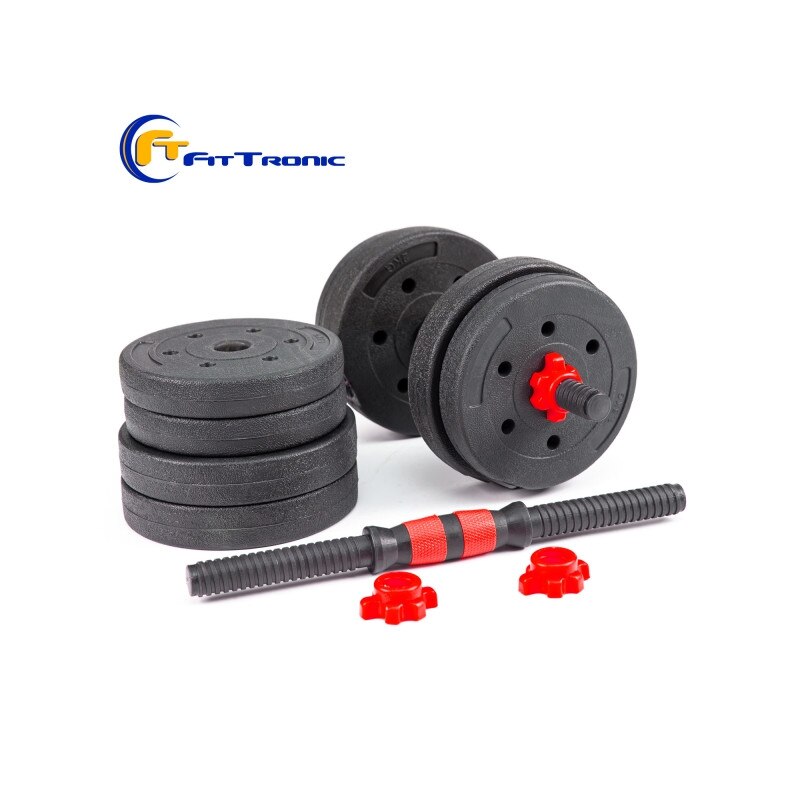 Set gantere reglabile BodyFit BGR 2x7.5 kg - eMAG.ro