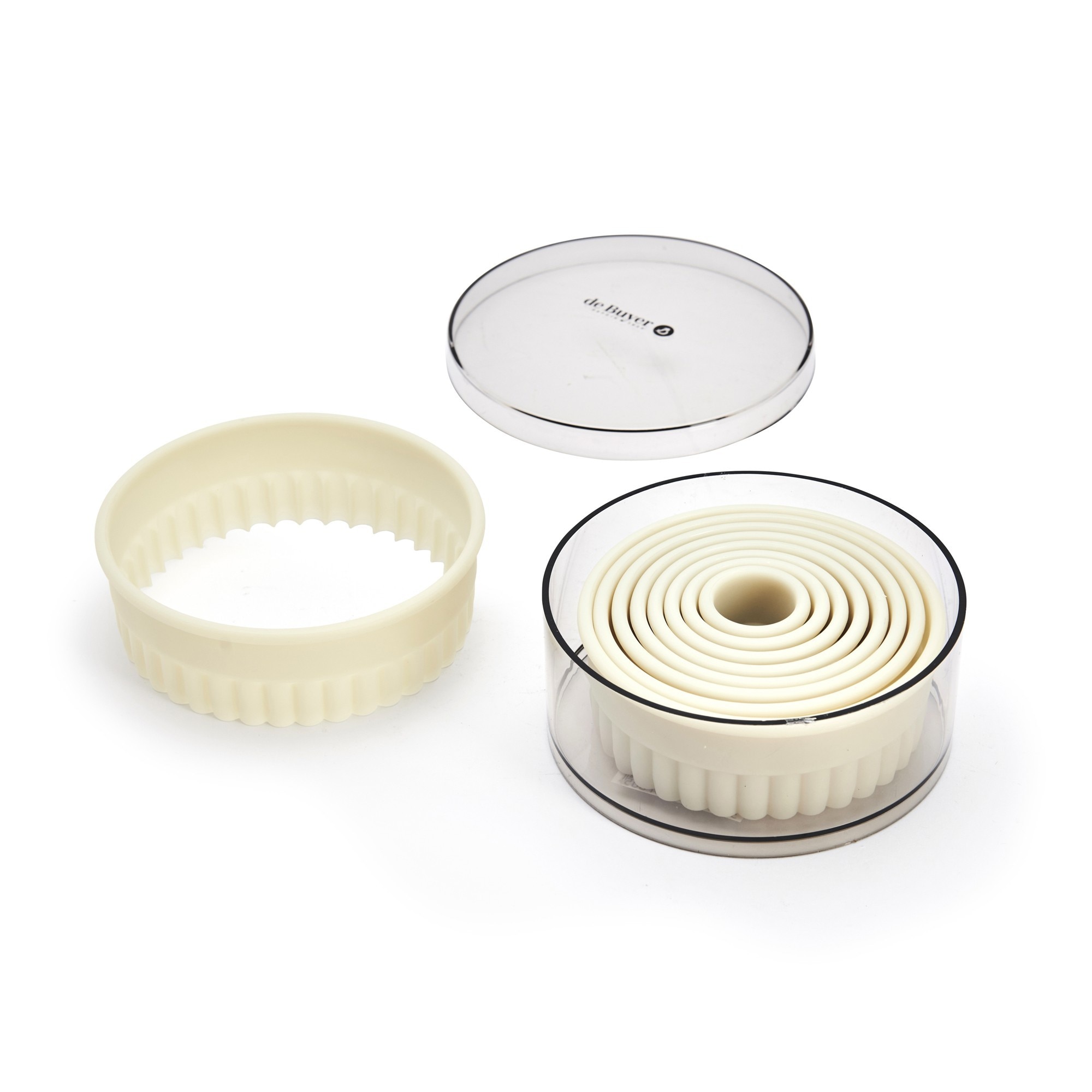 Set 9 cuttere prajituri, canelate, plastic - de Buyer - eMAG.ro