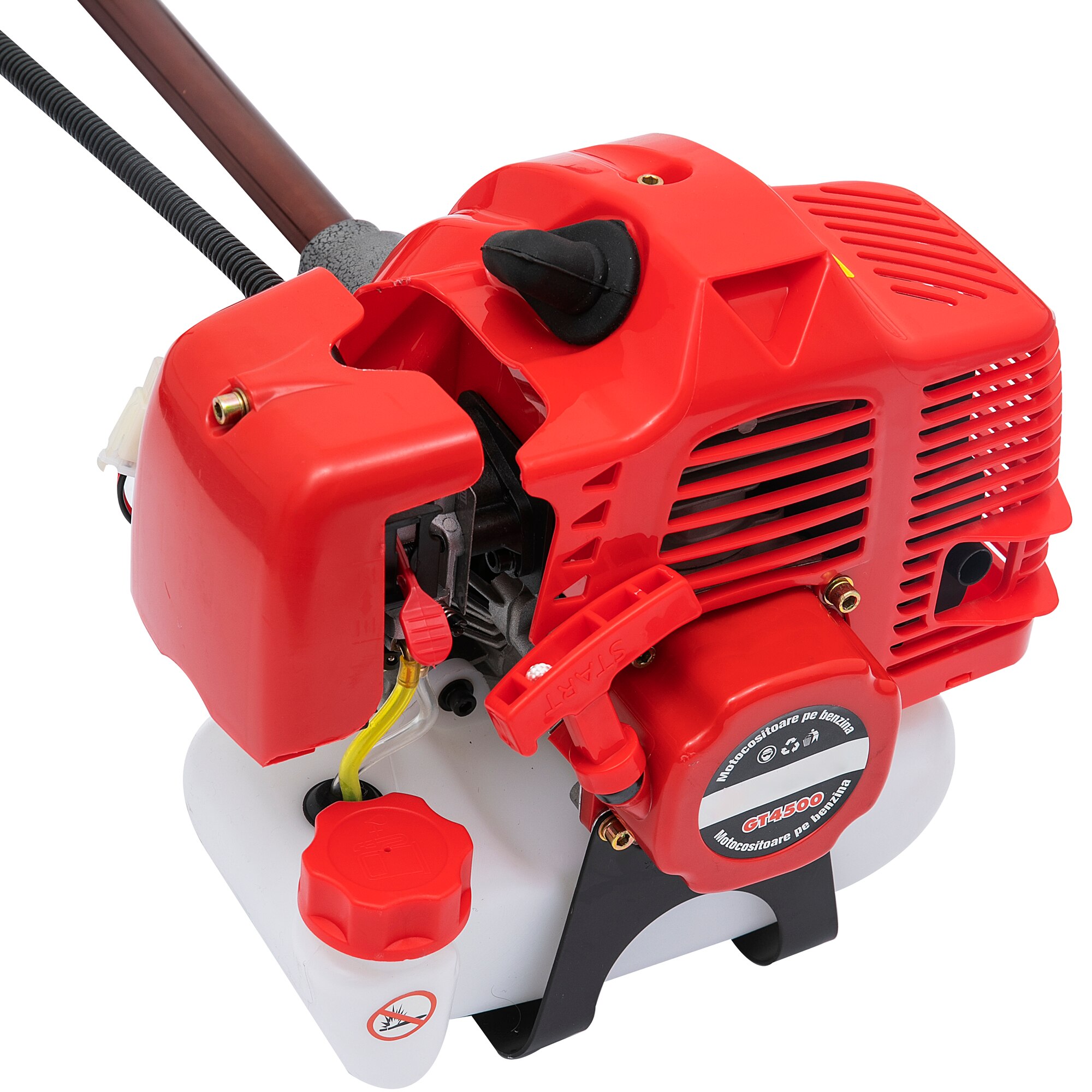 Motocoasa pe Benzina SEMERAY, 10000 RPM, 6CP, 7 Accesorii, Rosie - eMAG.ro
