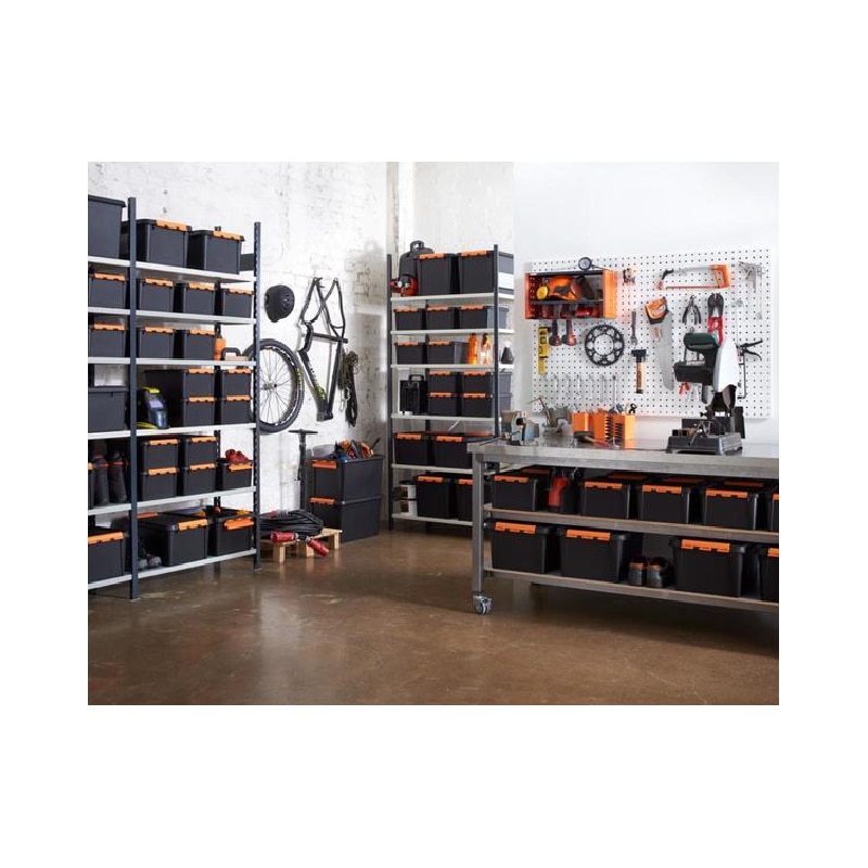 Cutie cu capac, SmartStore Pro 15, Negru, 40x30x19 cm - eMAG.ro