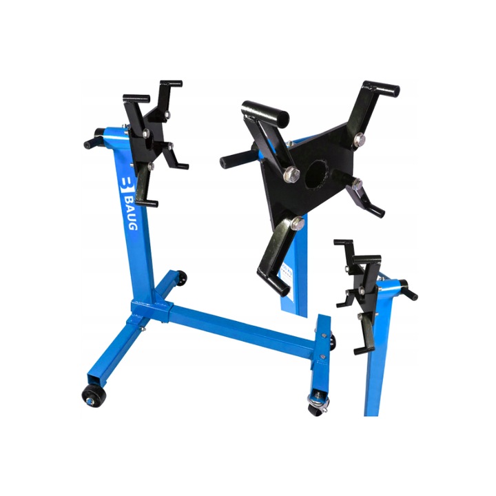 Suport pentru montat motoare, rotativ, 450 Kg, Baug - eMAG.ro