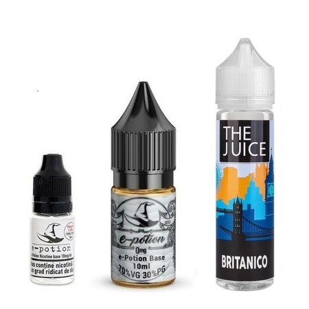Pachet Lichid Tigara Electronica The Juice - Britanico, 3.33mg/ml, 60ml cu Nicotina - eMAG.ro