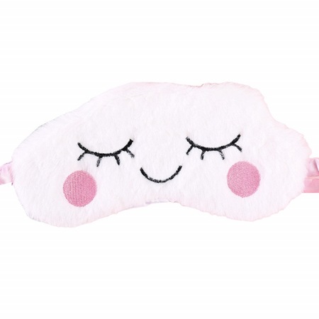 Masca pentru dormit sau calatorie, cu gel detasabil, Pufo Norisorul ...