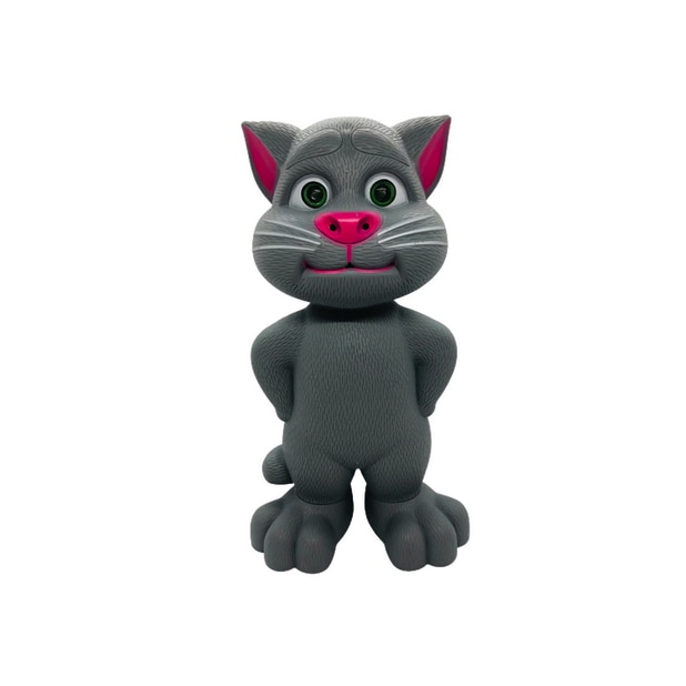 Jucarie Talking Tom, motanul inteligent si vorbitor cu senzori la ...