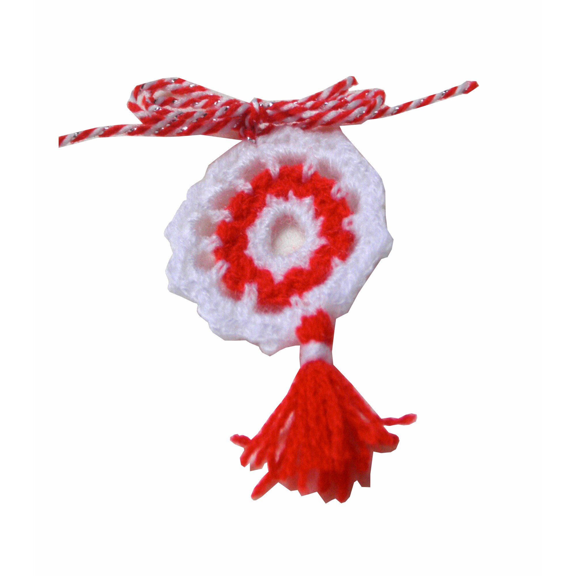 Martenitsa, Suvenir, Handmade, Rosu, 10 x 2.9 cm - eMAG.ro