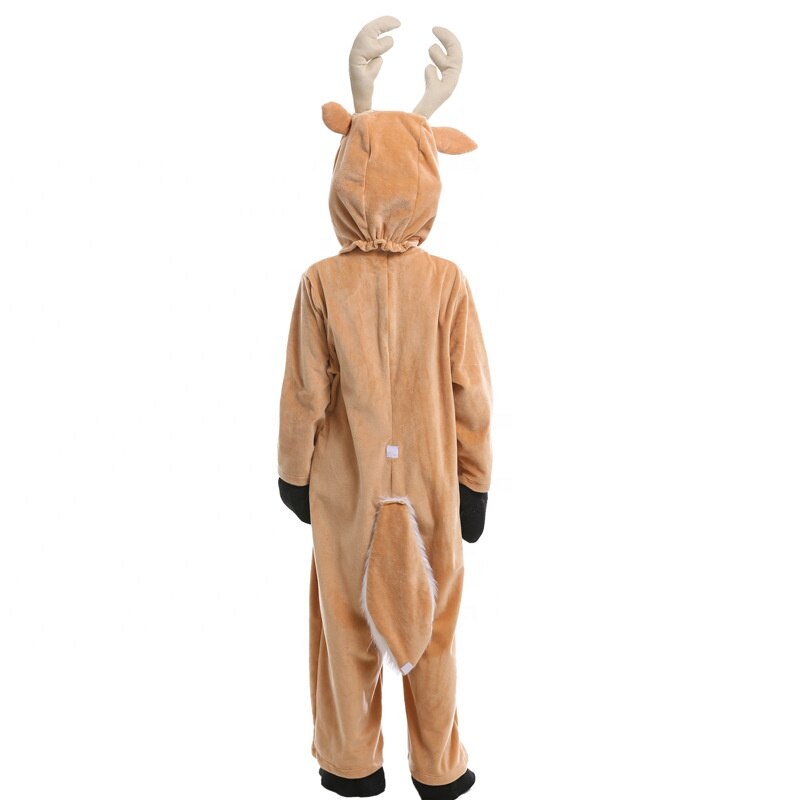 Costum serbare copii Ren, maro, 8-9 ani - eMAG.ro