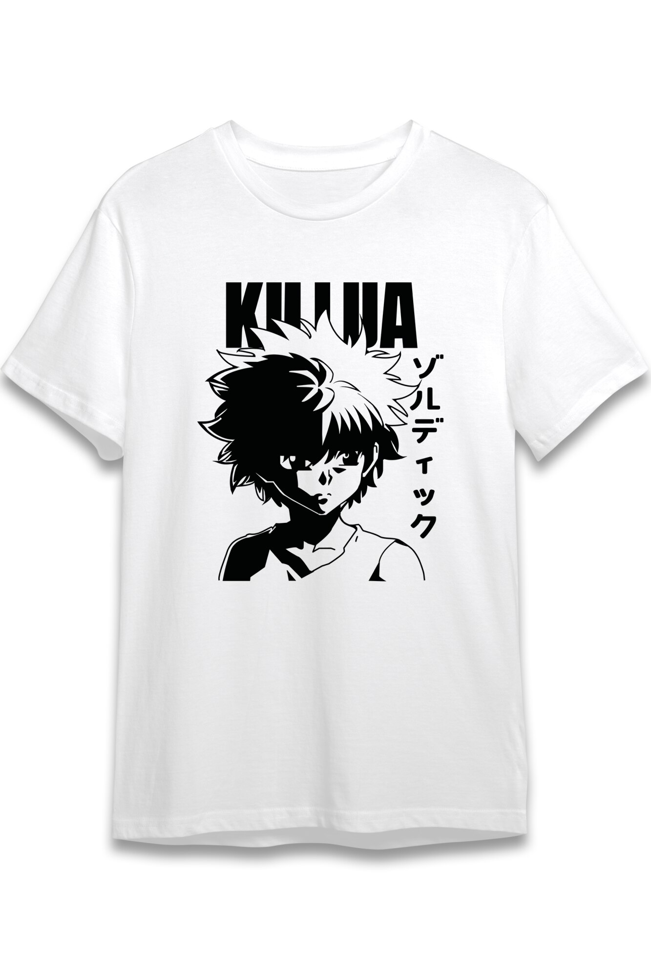 Killua Zoldyck póló, Hunter x Hunter, uniszex, 100% pamut, fehér, XL ...