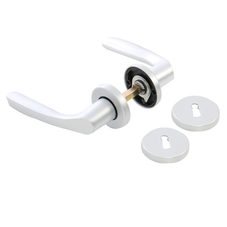 Set Maner Clanta, Usa Interior, Rozeta Pentru Cheie, Aluminiu, Argintiu ...