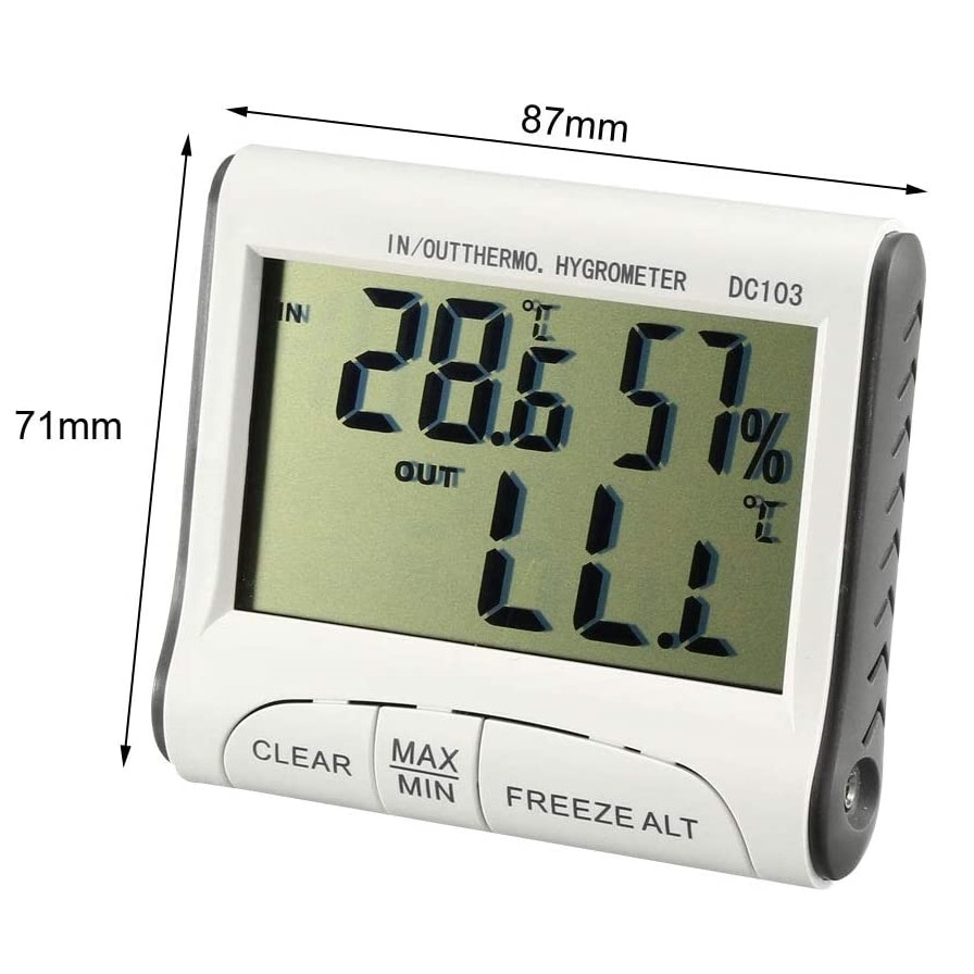 Statie Meteo Interior si Exterior, Digital Series DC103, Termometru ...