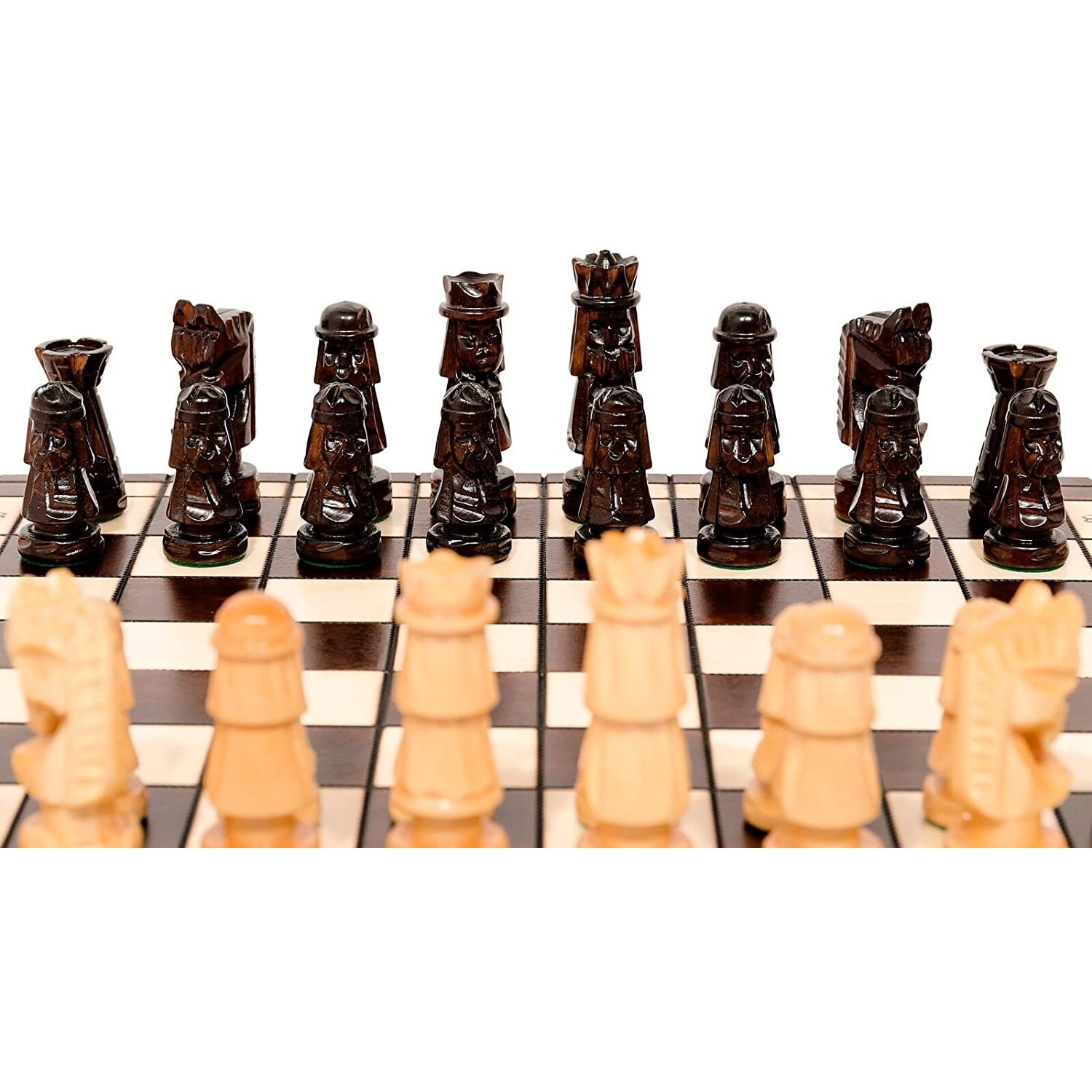 Set de sah Master of Chess, Model clasic, Tabla pliabla, 50 x 50 cm ...