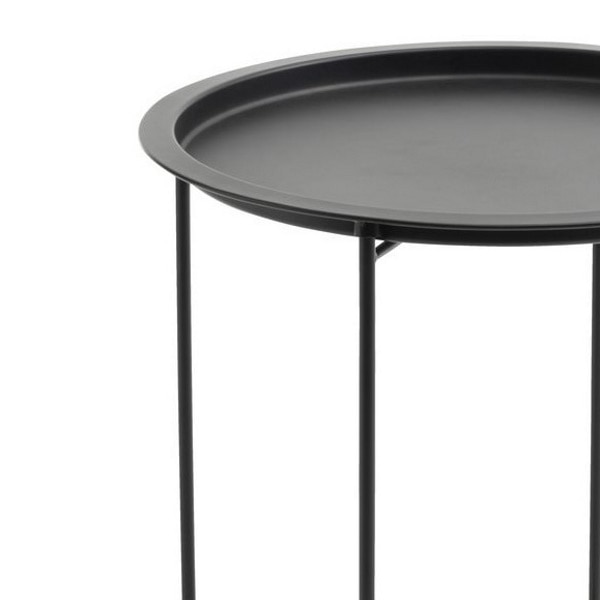 Masuta auxiliara multifunctionala, rotunda, metal, Ø 47 cm H 51 cm ...