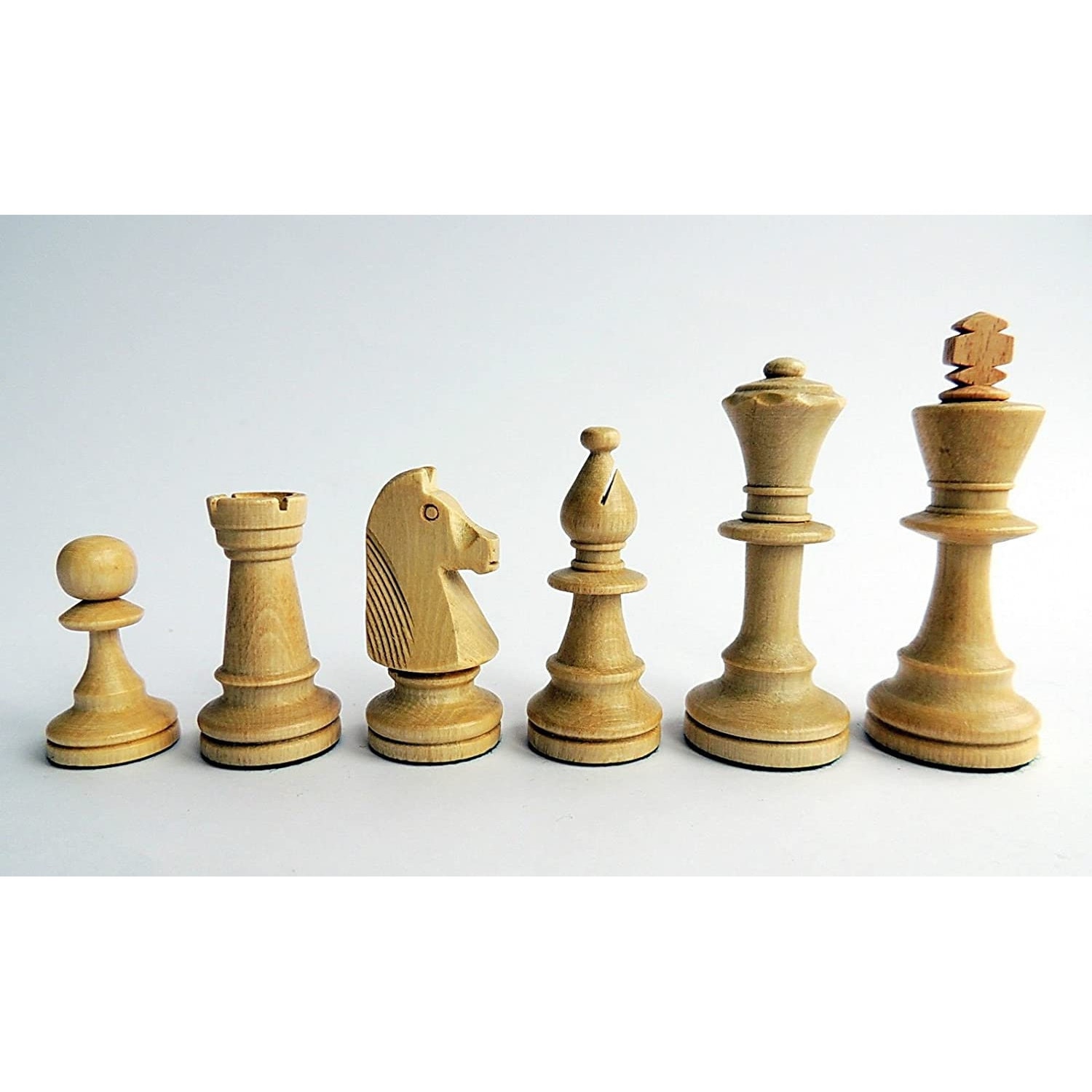 Set cutie de sah Master of Chess, Model clasic, 40 Piese, Lemn, Alb ...