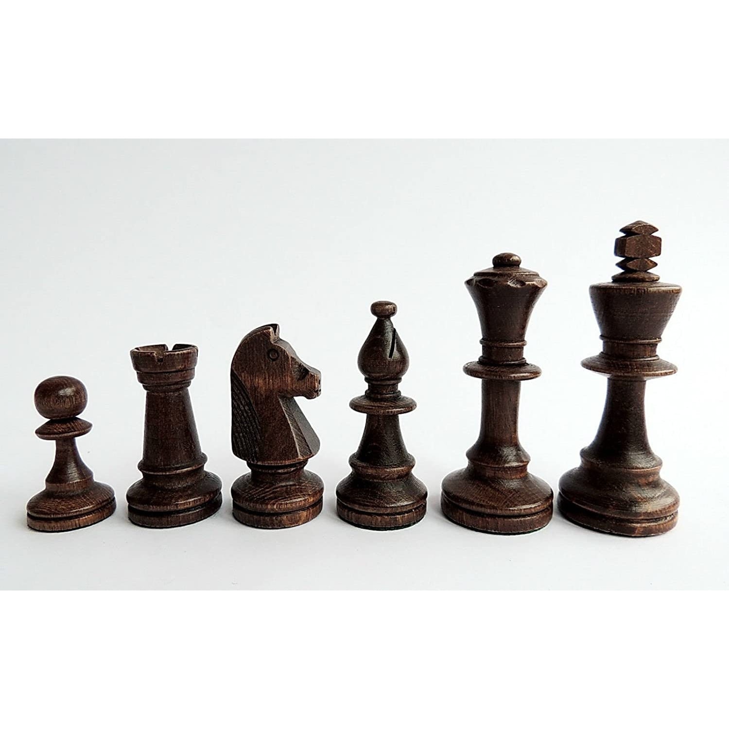 Set cutie de sah Master of Chess, Model clasic, 40 Piese, Lemn, Alb ...
