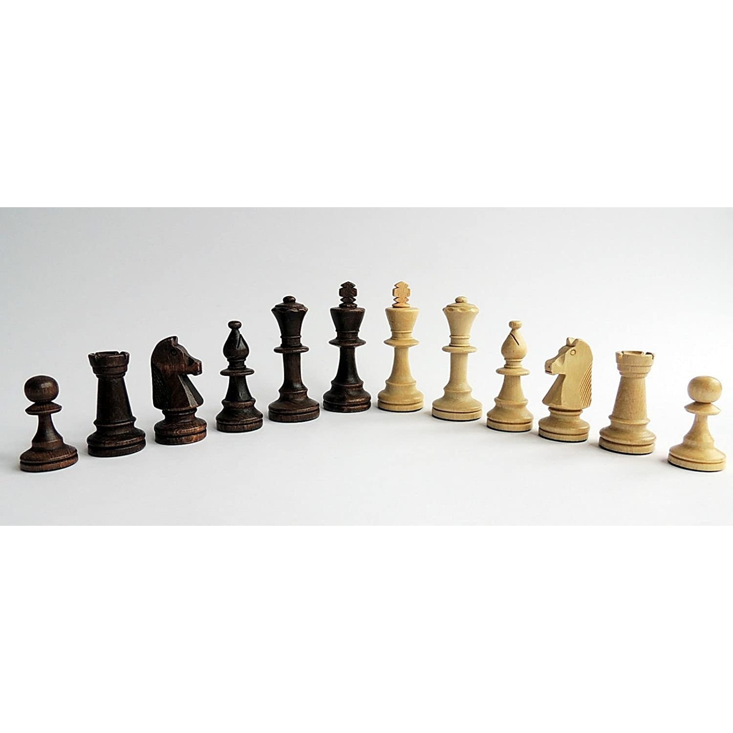 Set cutie de sah Master of Chess, Model clasic, 40 Piese, Lemn, Alb ...