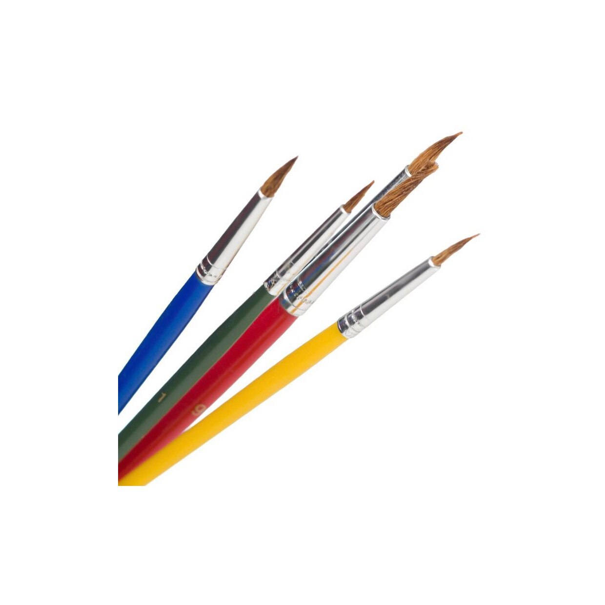 Ecsetkészlet festéshez, tarka, 5 db - eMAG.hu