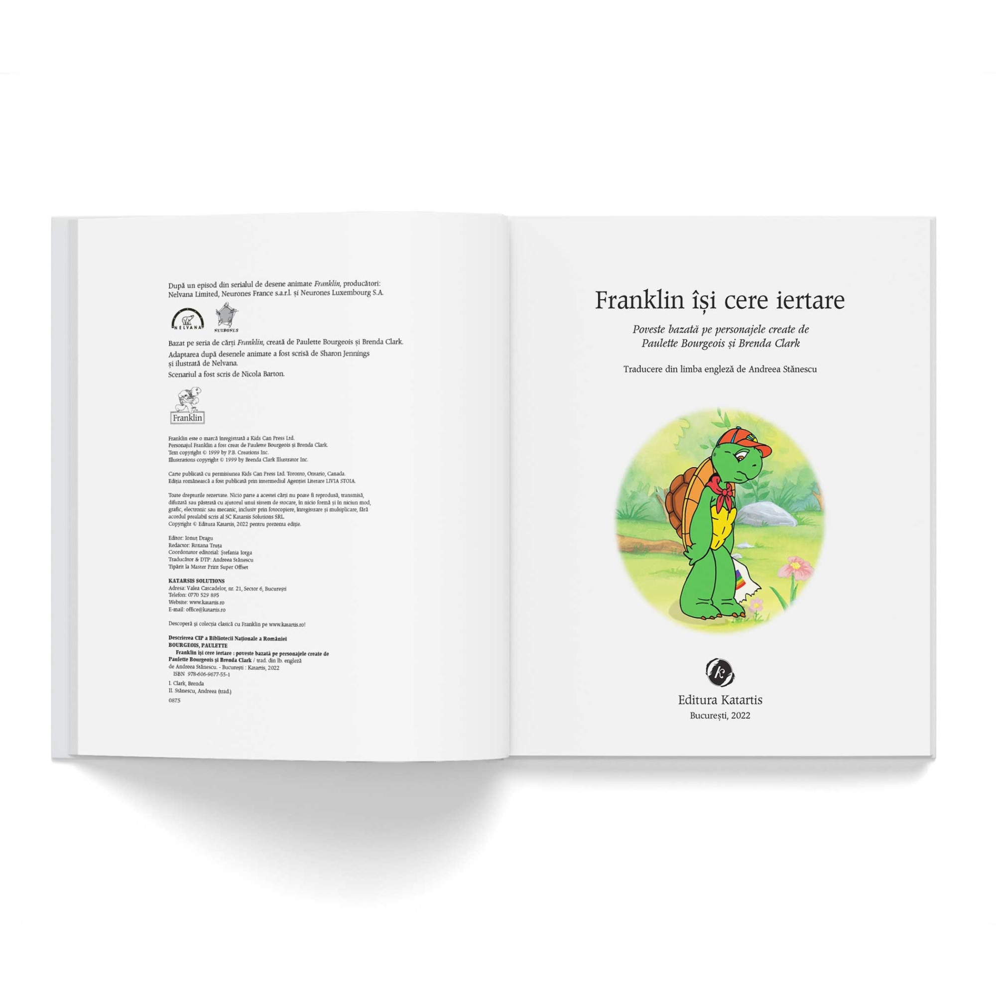 Seria Franklin TV, 6 carti cartonate, Paulette Bourgeois - eMAG.ro