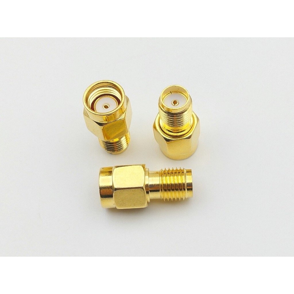 Adaptor conector RF RPSMA tata la SMA mama pentru pigtail sau antena 5G GSM 3G 4G GPS WIFI LORA ...