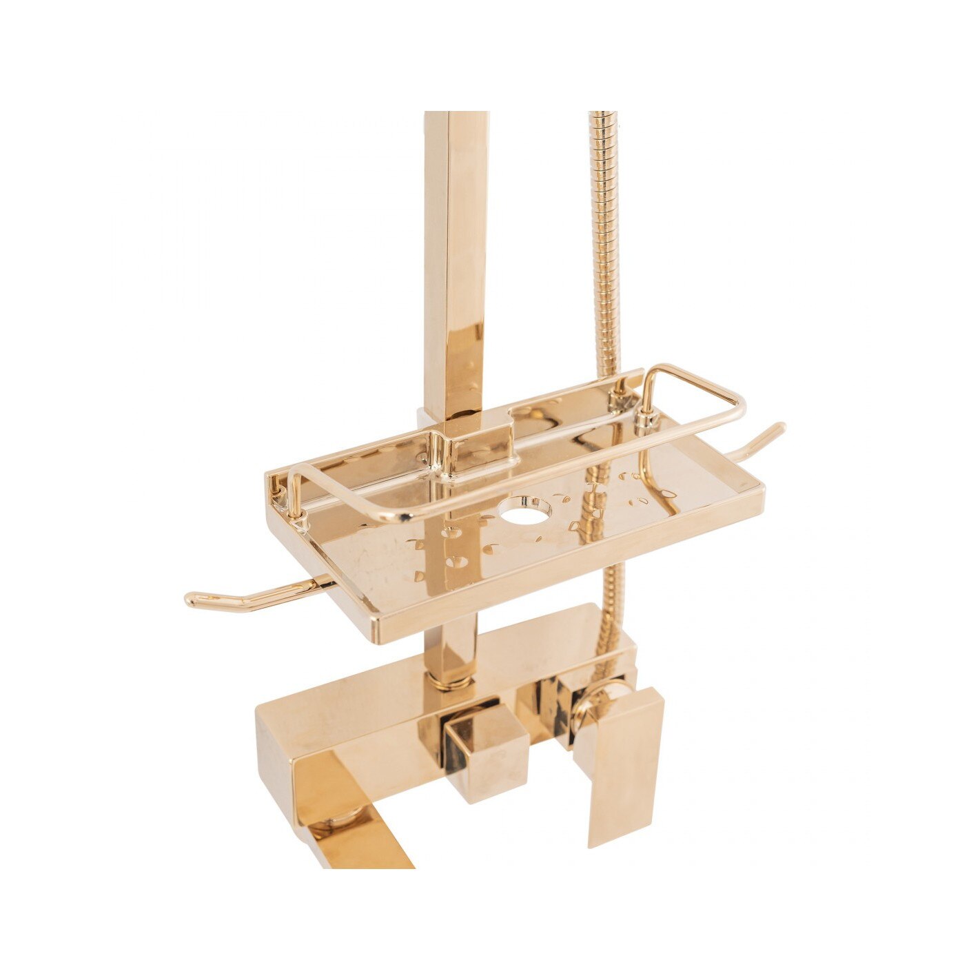 Set de dus, Rea, Reglabil, Auriu - eMAG.ro