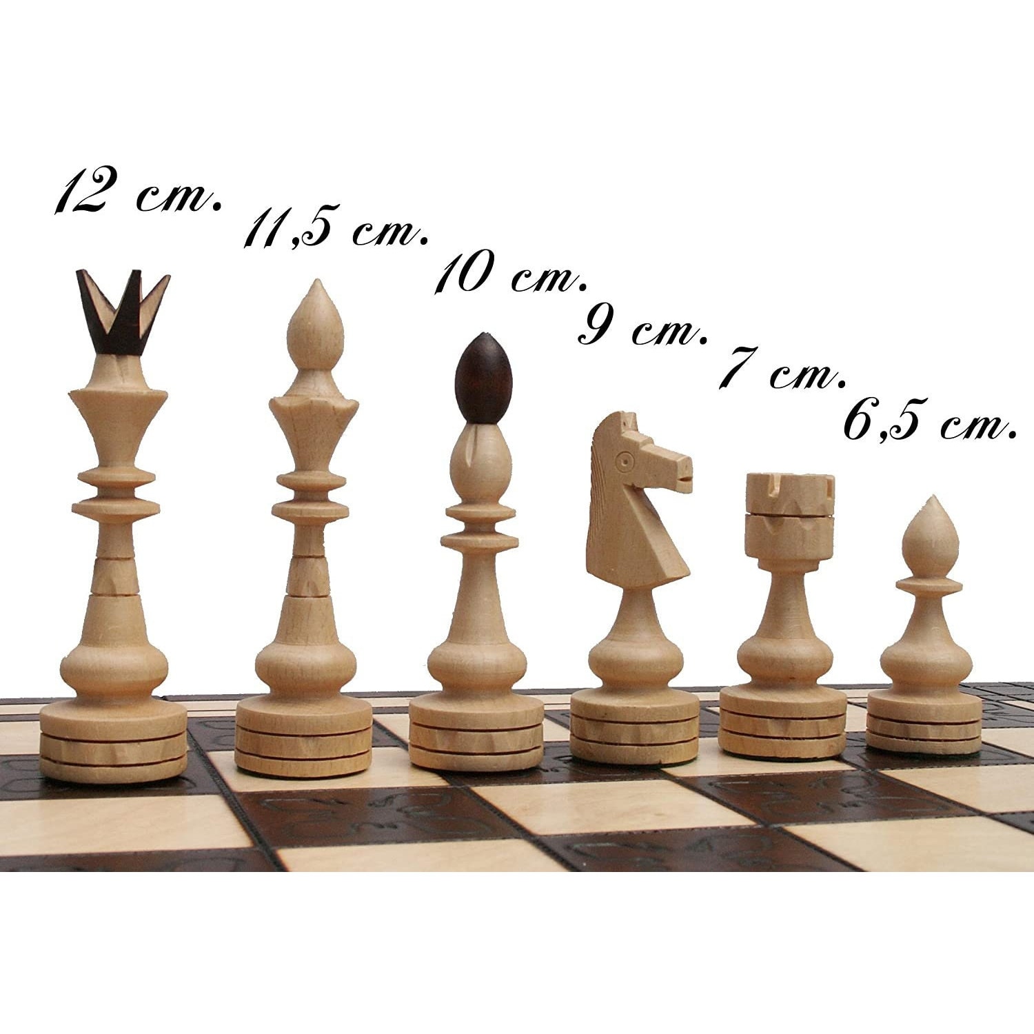 Set de sah Master of Chess, Model clasic, Tabla pliabla, 54 x 54 cm ...