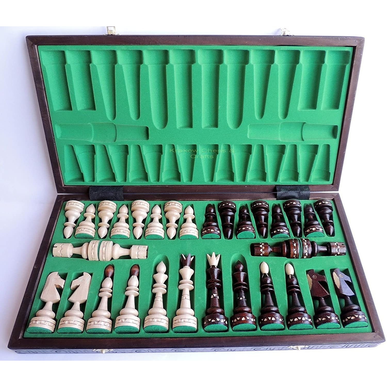 Set de sah Master of Chess, Model clasic, Tabla pliabla, 54 x 54 cm ...