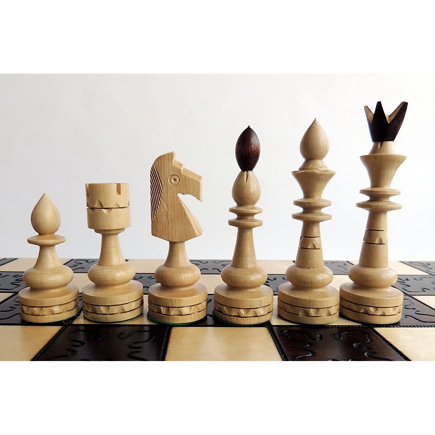 Set de sah Master of Chess, Model clasic, Tabla pliabla, 54 x 54 cm ...