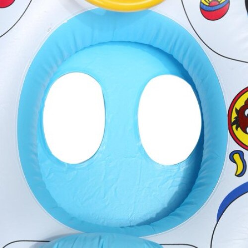 Barca gonflabila copii cu volan, 1-6 ani, 58x58x30 cm, Multicolor - eMAG.ro