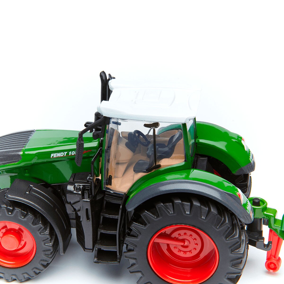 Macheta auto Bburago, tractor Fendt 1050 Vario cu greble rotative 1:32 ...