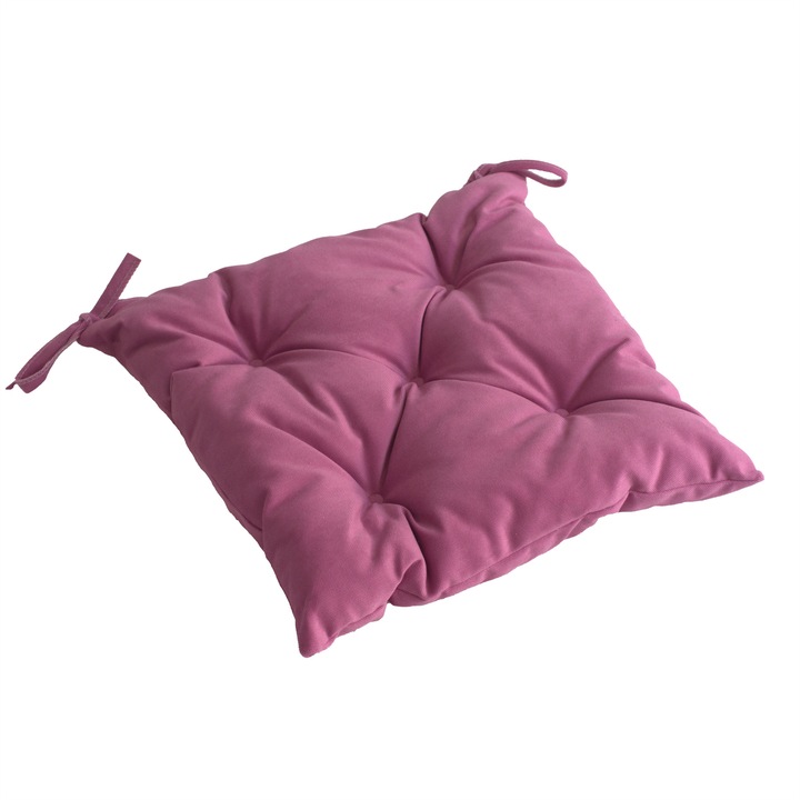 Perna scaun, Roz Inchis 23, 37x37 cm - eMAG.ro