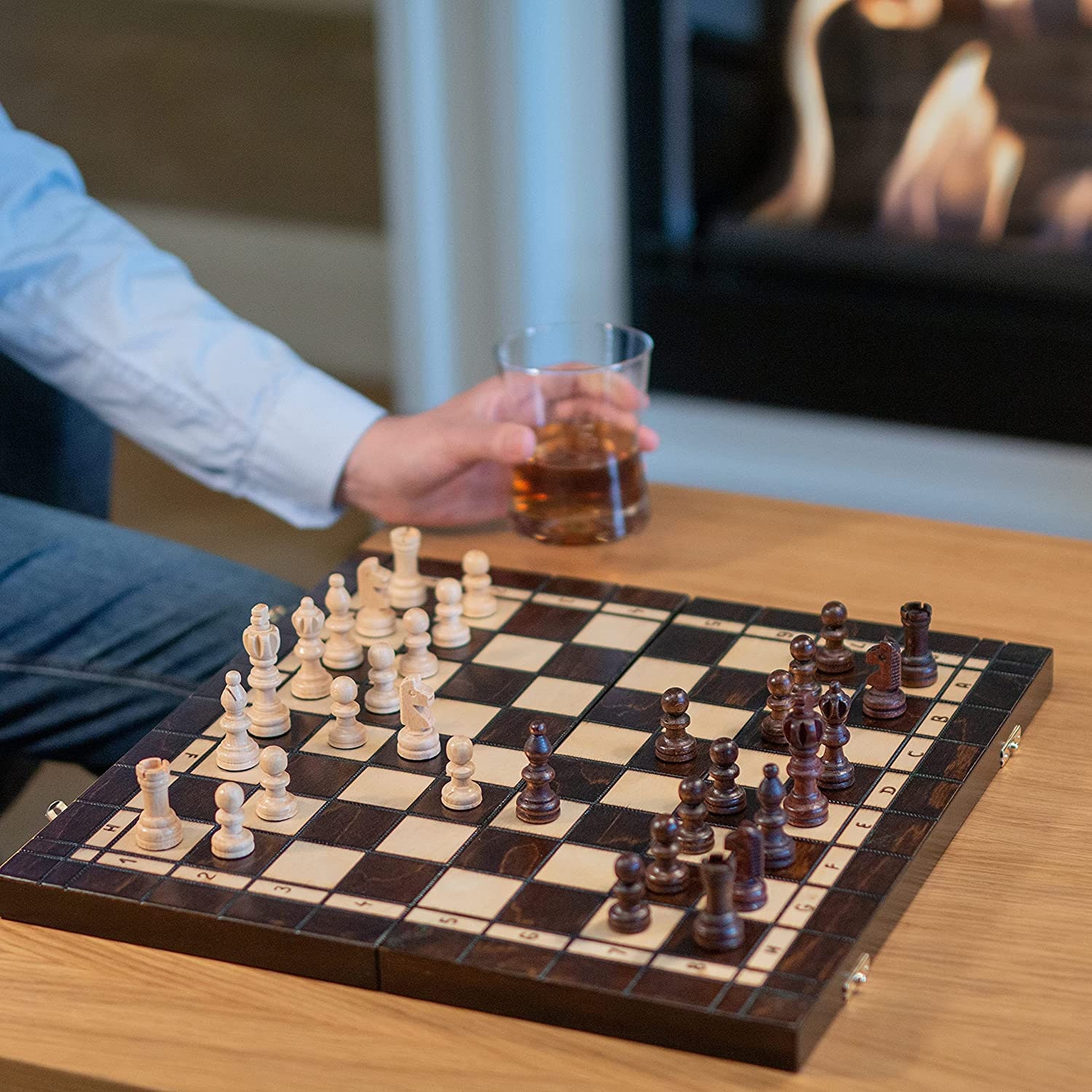 Set 3 in 1 Master of Chess, Sah, Table, Dame, Model clasic, Cu zaruri ...