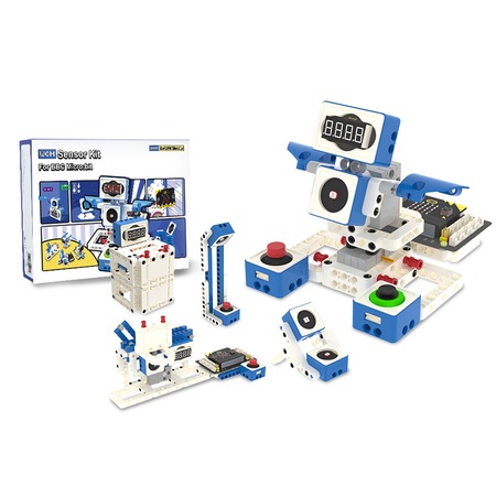 Kit robot 21 in 1 - World of Module, cu placa de baza MicroBit V2 - eMAG.ro