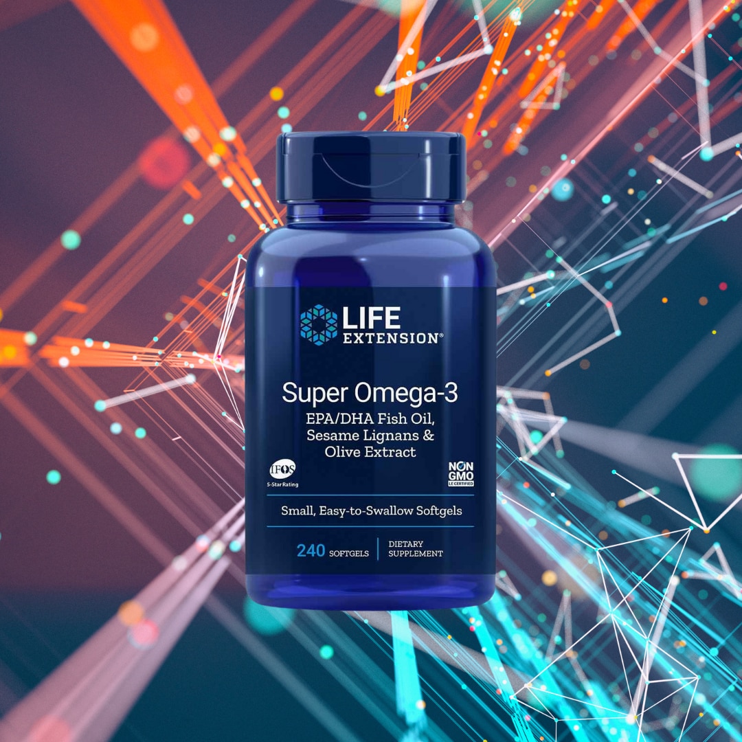 Super Omega-3 with Sesame Lignans & Olive Extract, Life Extension, 240 ...