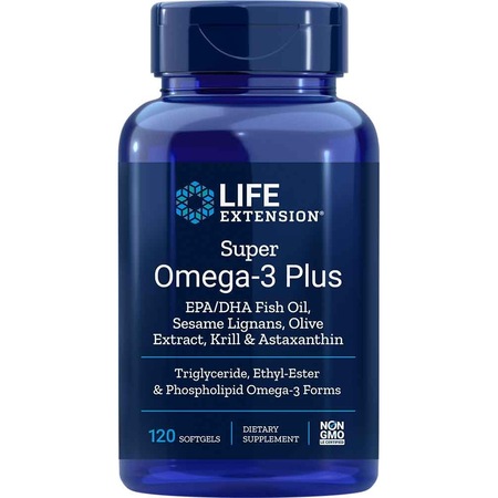 Super Omega-3 EPA/DHA cu lignani de susan si extract de masline, ulei ...