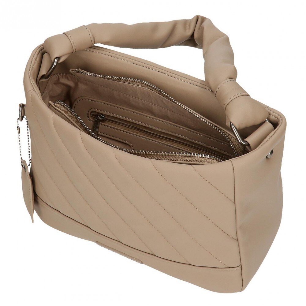 Geanta umar dama Pepe Jeans Kylie, bej, 26x19x11 cm - eMAG.ro