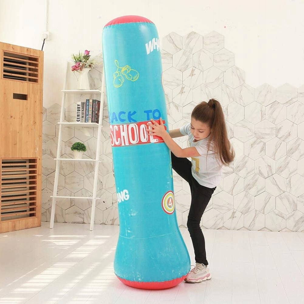 Boxzsák, PVC, 120x65 cm, kék - eMAG.hu