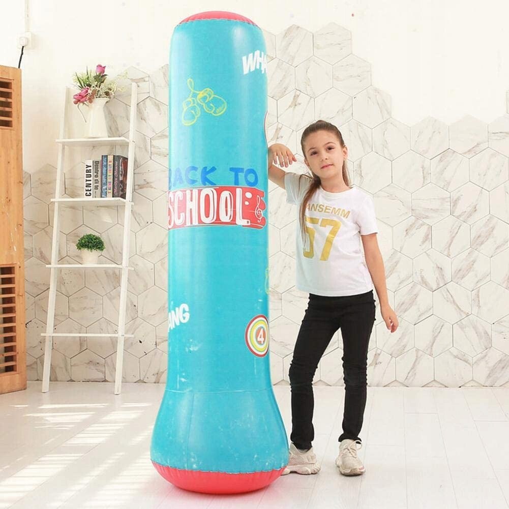 Sac de box, PVC, 120x65 cm, Albastru - eMAG.ro