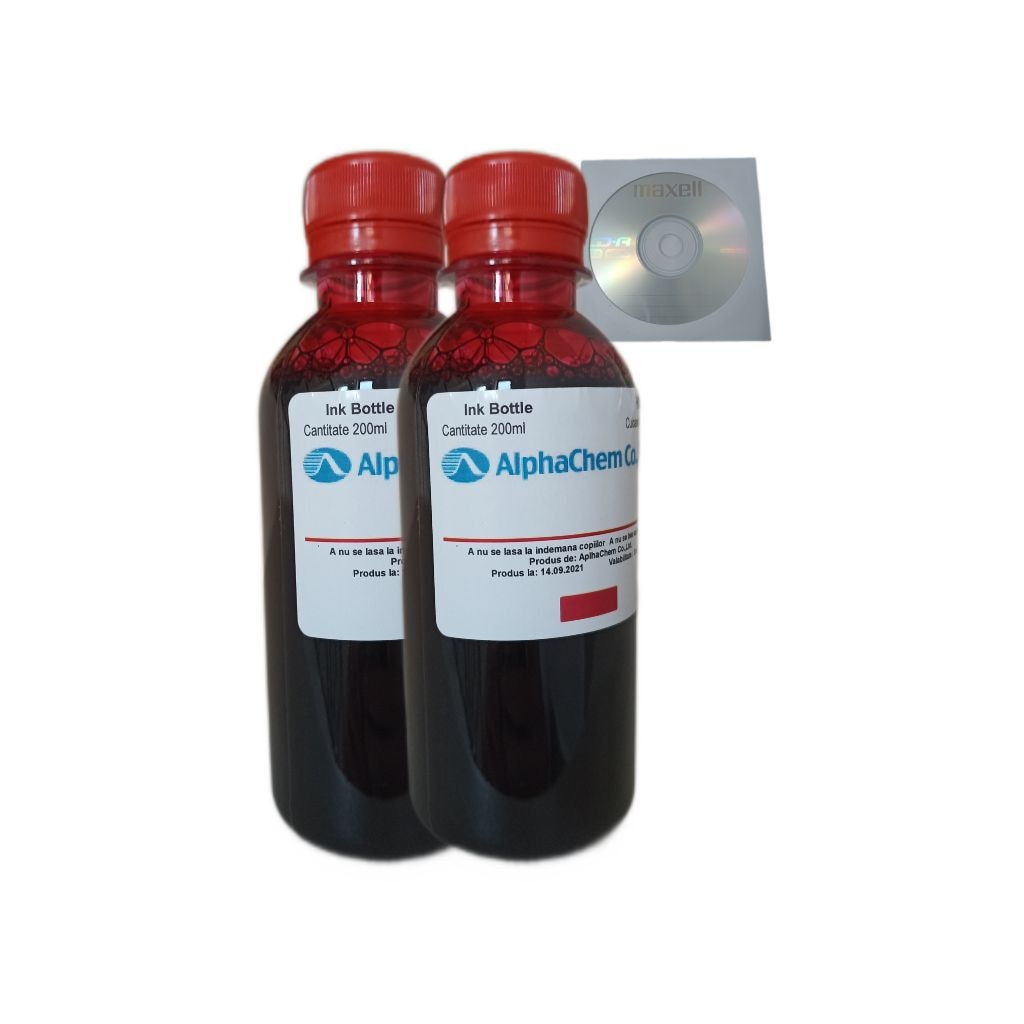 Set Flacon Cerneala AlphaChem Compatibil Canon 2x200ml BCI-1401M ...