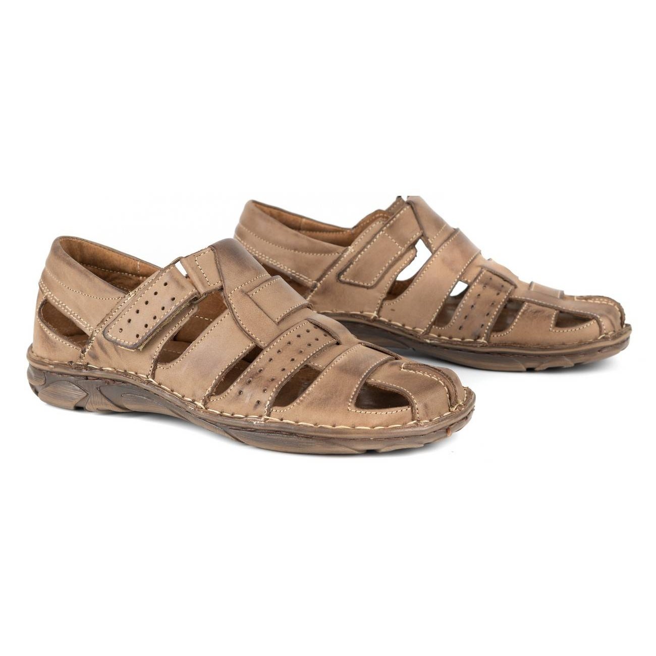 Sandale pentru barbati, Mario Pala, BM104925, Maro - eMAG.ro