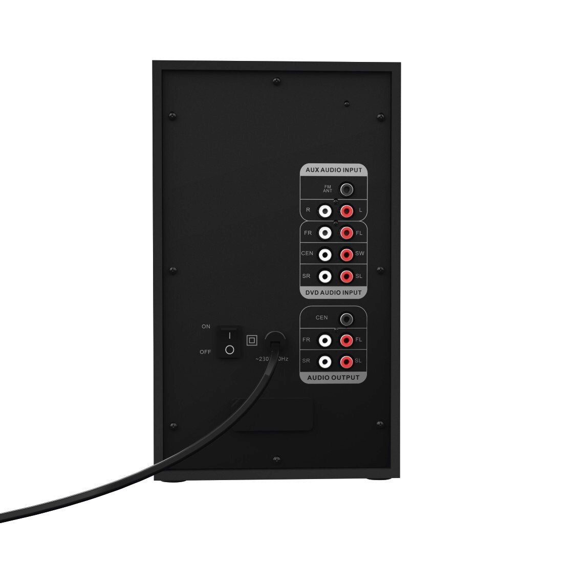 Boxe Hama 5.1 PR-5120, 120W, Negru/Rosu - eMAG.ro