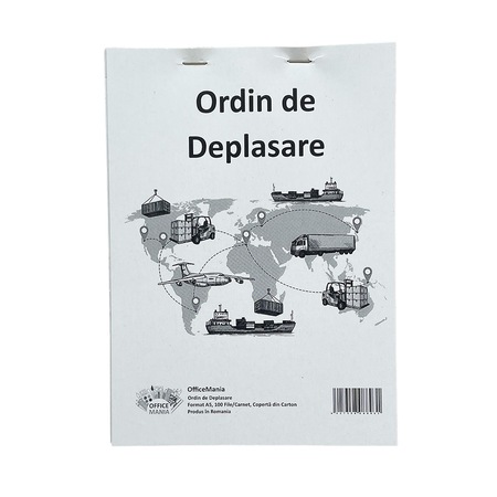 Ordin de Deplasare A5, 100 File/Carnet - Formular - eMAG.ro